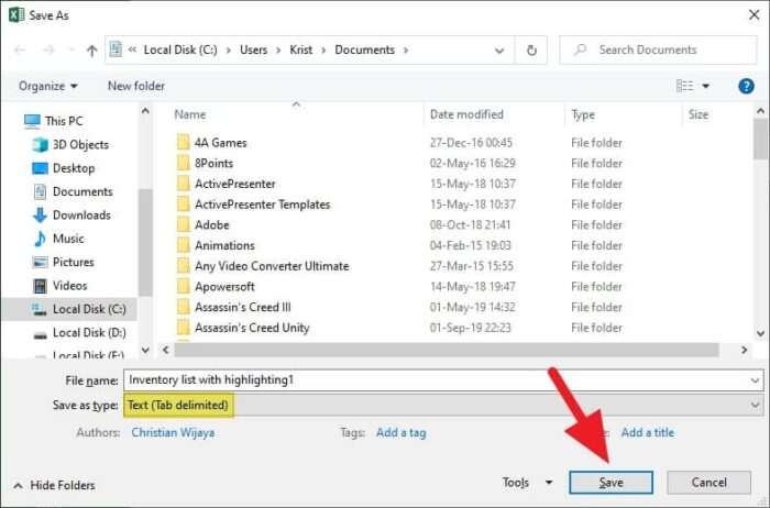 How To Convert Excel To A Delimited Text File Instantly 