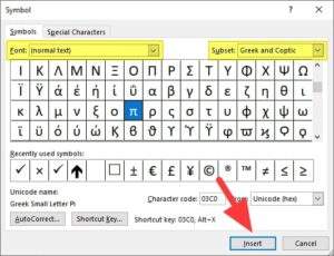 3 Methods to Type Pi (π) on Your Computer